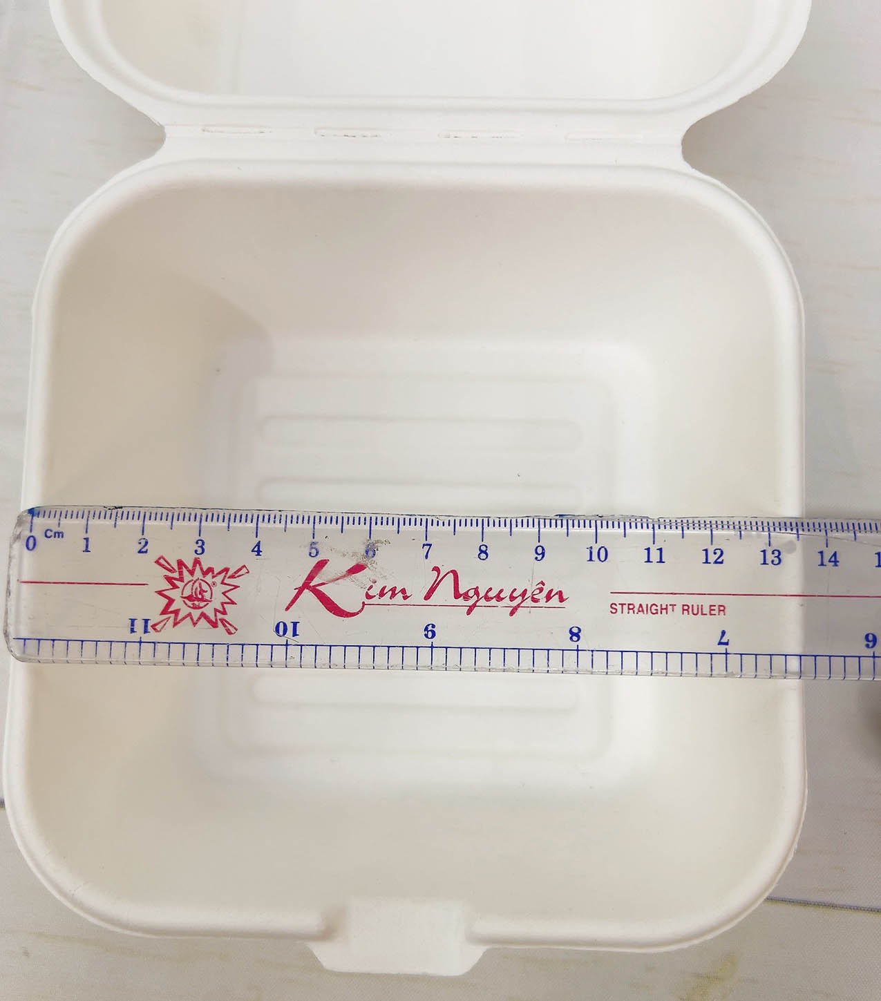 Hộp Bã Mía Vuông Màu Trắng(B003) - Siêu Thị Ngành Bánh - dungculambanh.com.vn